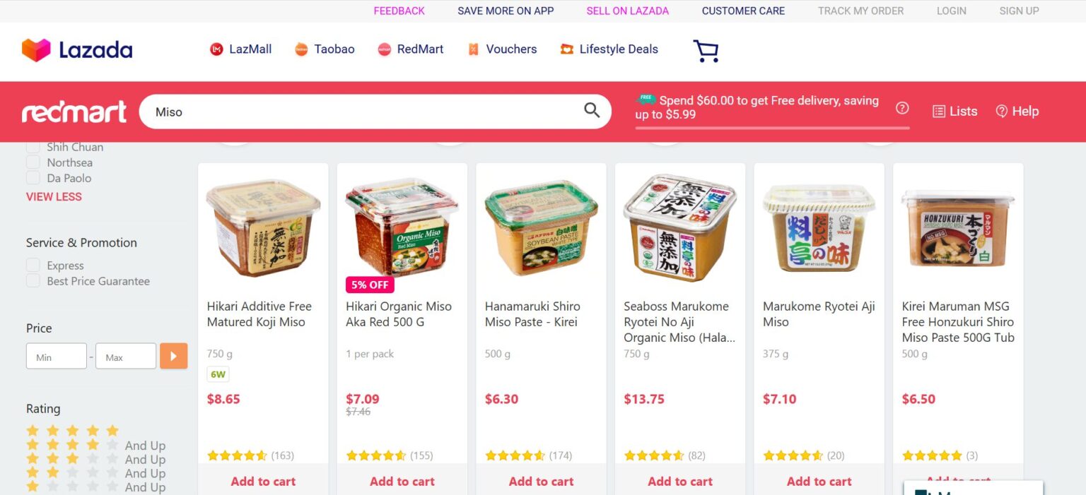 シンガポール在住者必見！ネットスーパーRed Mart活用術｜べるかのシンガポール便利帳